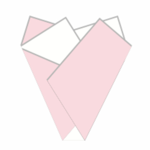 17" Duet Flower Sleeve Light Pink/White (FSD) | hwsupplies