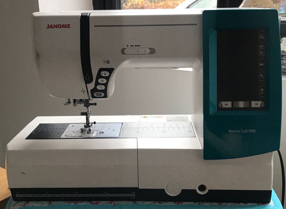 Janome MC9900 - Swap From Sewing To Embroidery
