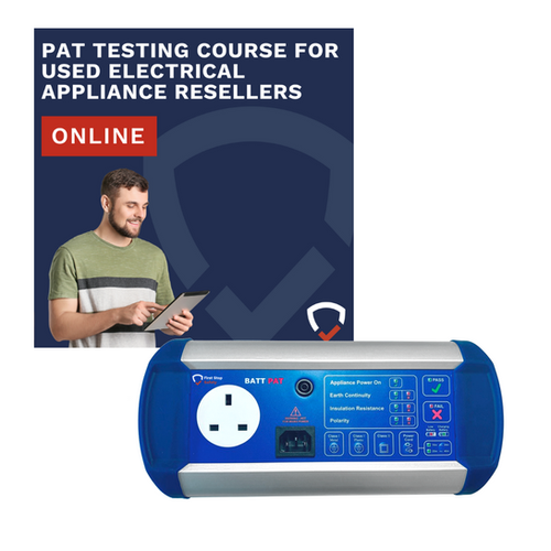 BattPAT PAT Tester and Charity Shop Training Bundle | FirstStopSafety