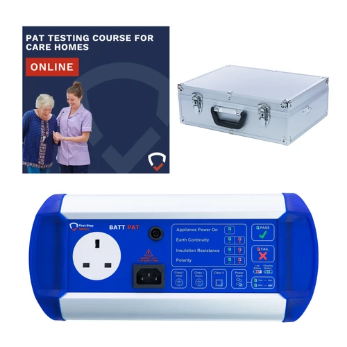Care Home PAT Testing Kit | BattPAT Tester with Luxury Carry Case