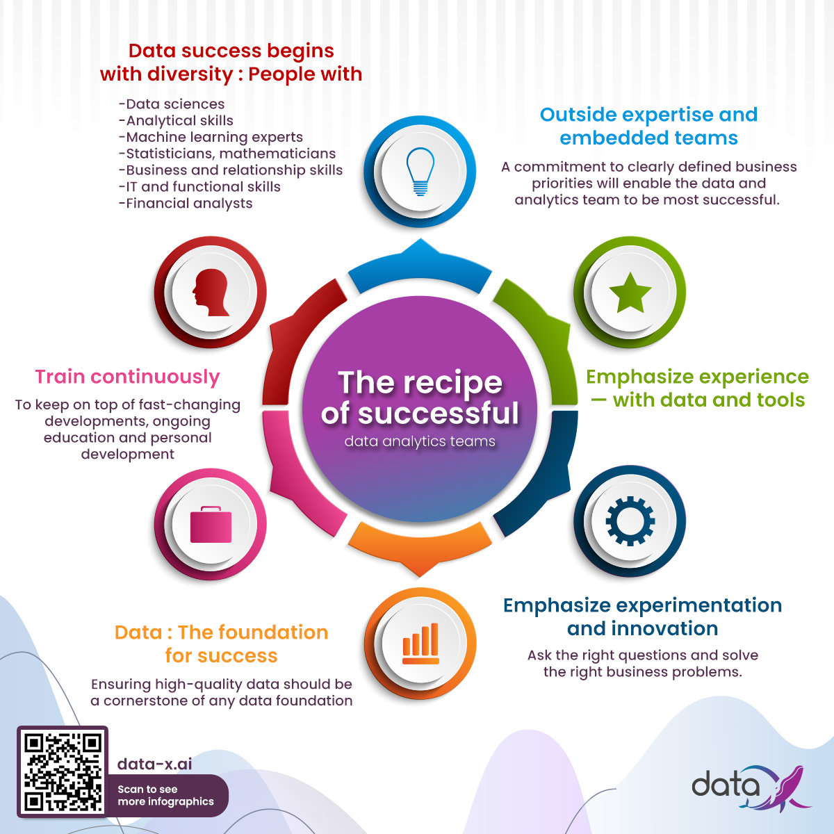 The recipe of successful data analytics teams