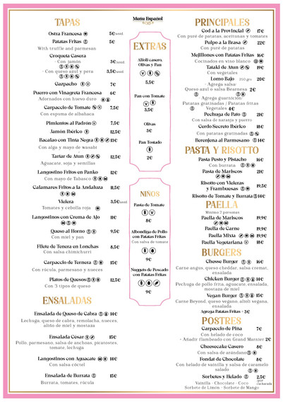 Menu | Cremat website