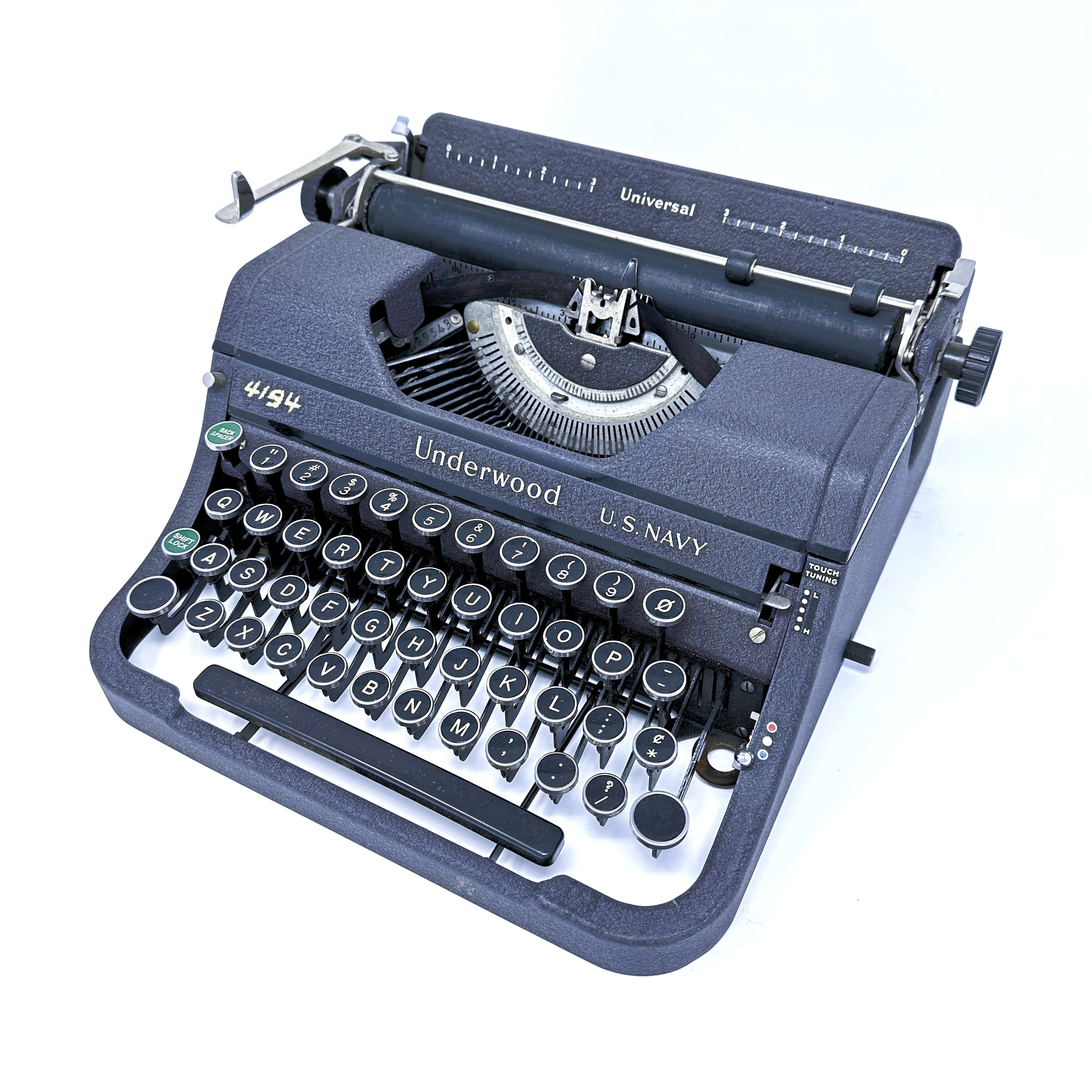 1941 Underwood Universal (U.S. Navy) | Metzger Typewriter Collection