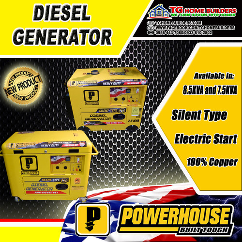 POWER HOUSE DIESEL GENERATOR | TG Home Builders