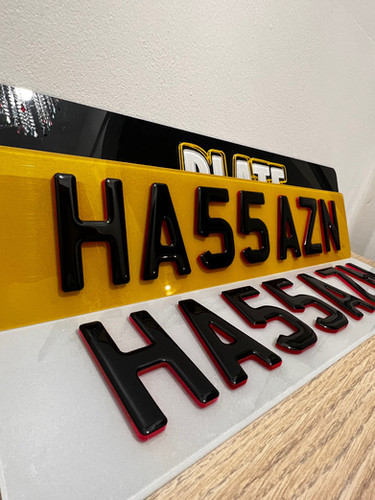 Neon 4D With black 4D/3D | Plate City