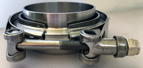304 Stainless Steel V-band Flanges and Clamp Set (Marmon Flange) 2.50 ...
