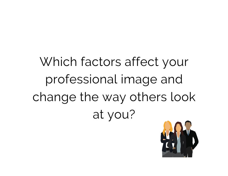 Building your professional self-image