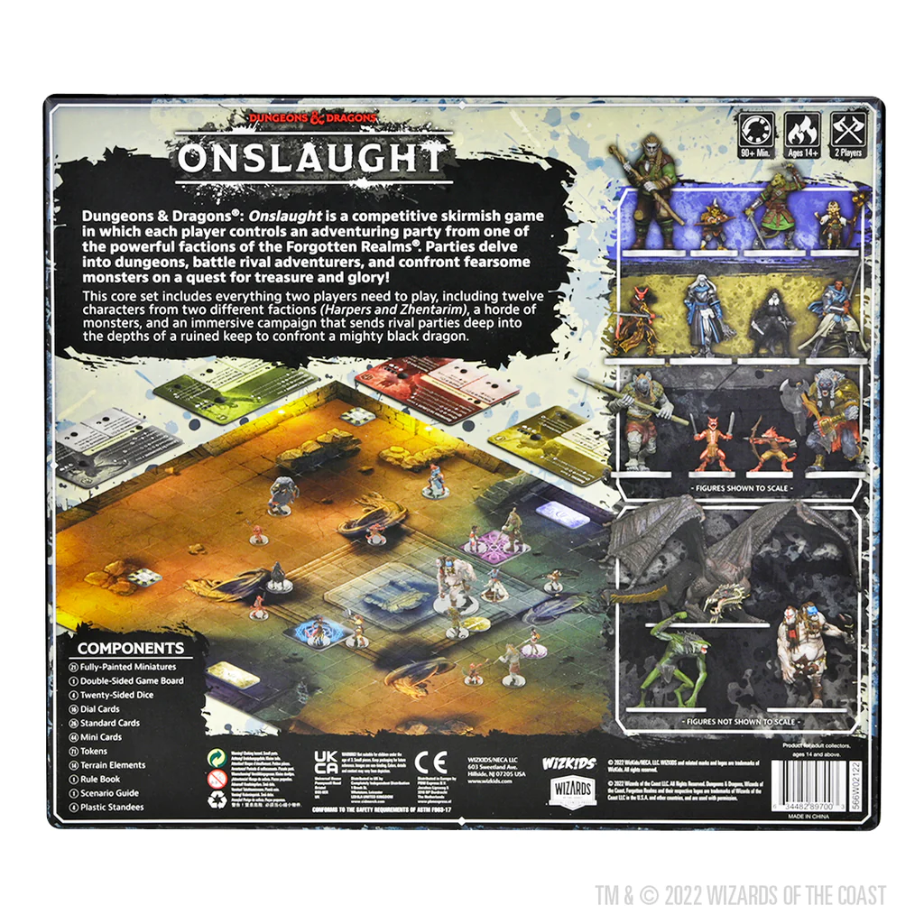 Dungeons & Dragons Onslaught - 2 Player Core Set | Warmaiden Games
