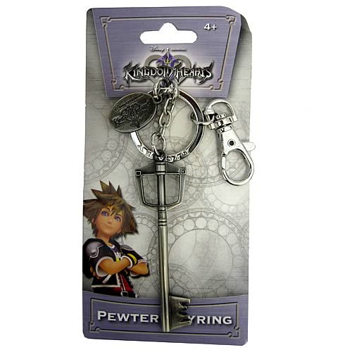 Kingdom Hearts Sora's Sword Pewter Key Chain | Warmaiden Games