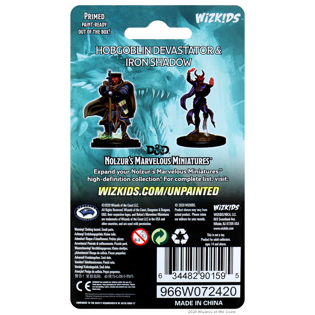 Nolzur’s Marvelous Miniatures: Hobgoblin Devistator & Iron Shadow ...