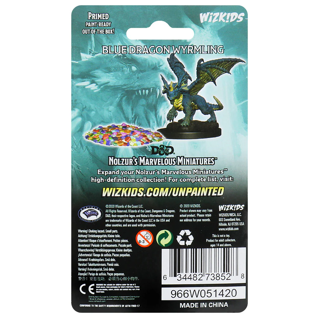 Nolzur’s Marvelous Miniatures: Blue Dragon Wyrmling | Warmaiden Games