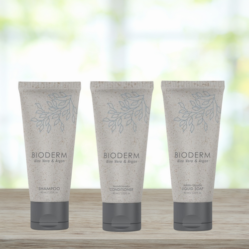 300 BioDerm 40ml. Incluye Shampoo, Acondicionador y Gel de Ducha ...