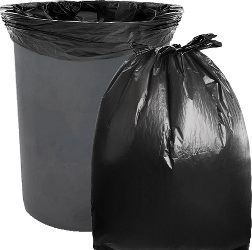 46GAL XX Black Heavy Duty Garbage Bags | MIX2RA