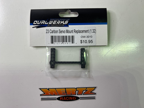 Ovalwerks Carbon Servo Mount Replacement (1.32) | mertzracingstore
