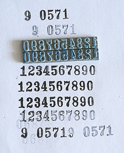 Serial Number stamp set | 8Bomb Custom
