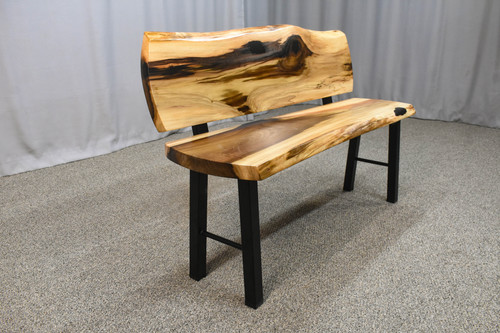 Rainbow Poplar Bench | Country Home Rustics