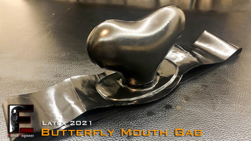 Latex-Butterfly Mouthgag | Latex artisan