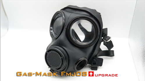 Gas mask FMJ08-Double mouth breathing | Latex artisan