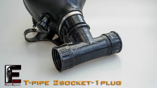 T-branch pipe & 2socket-1plug | Latex artisan