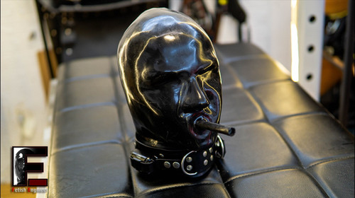Latex mask mouth stopper collar combination | Latex artisan