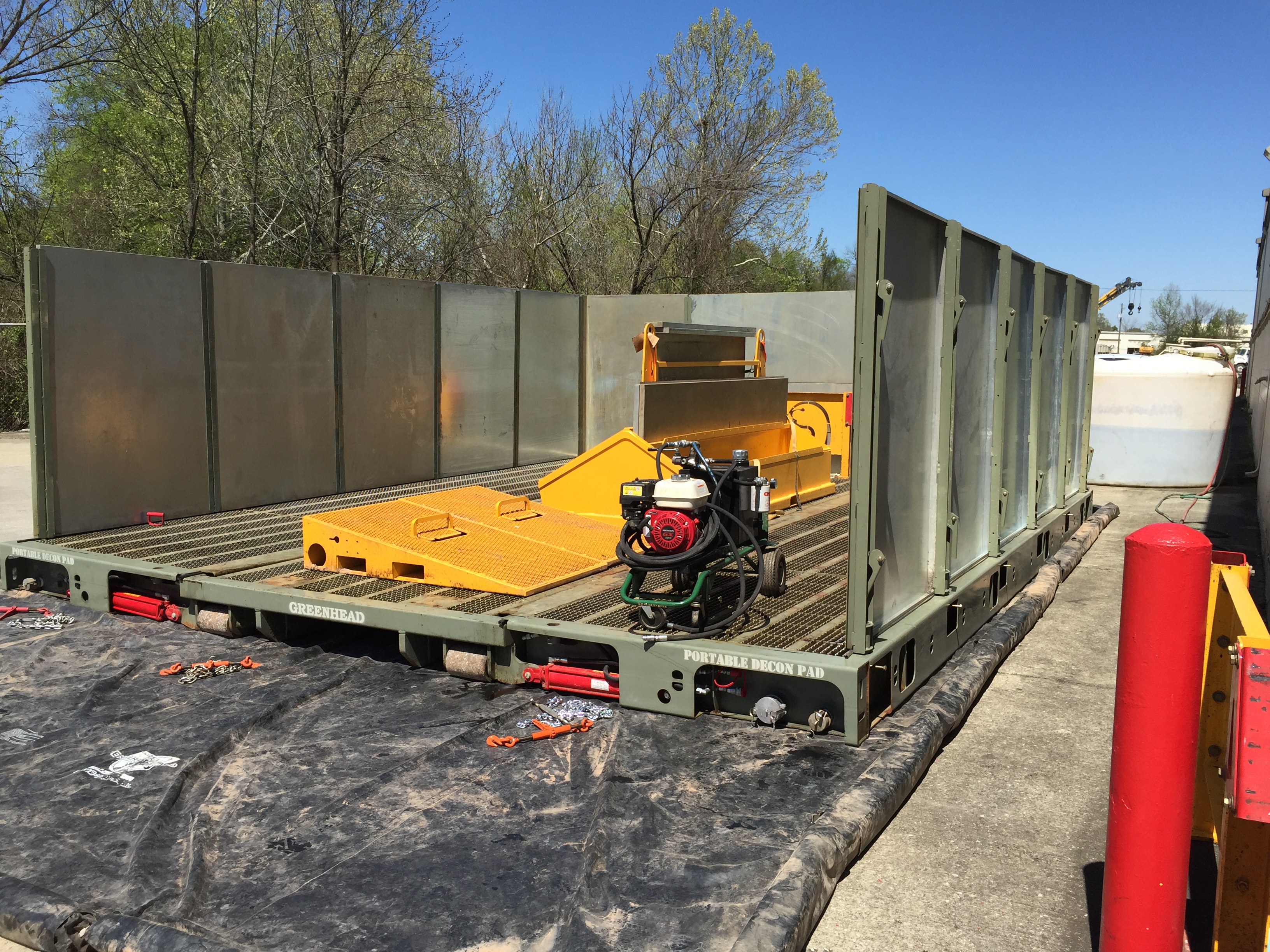 Portable Wash Pad Rental