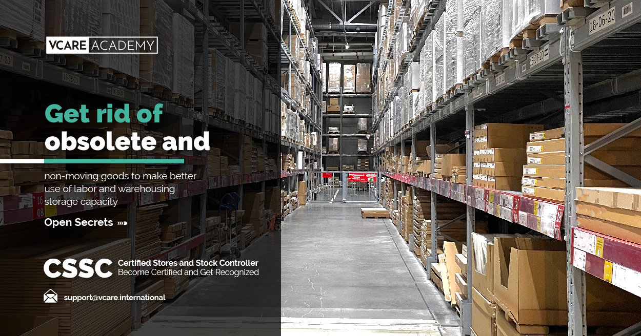 Get rid of obsolete and non-moving goods to make better use of labour ...