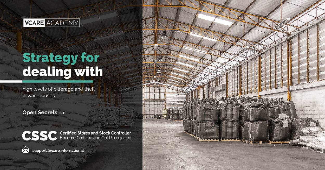 Strategy for dealing with high levels of pilferage and theft in warehouses