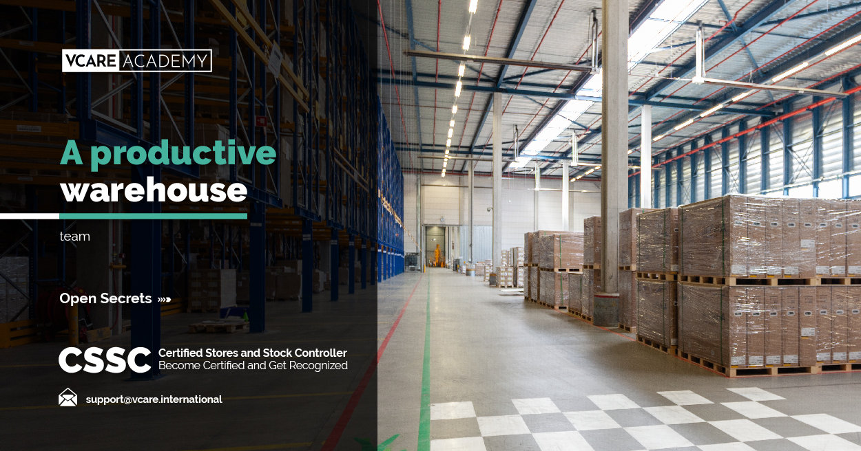 A productive warehouse team