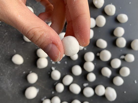 how to cook korean rice cake balls