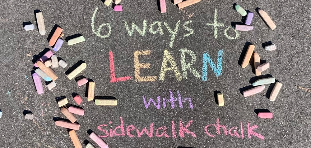 6 Ways To Learn With Sidewalk Chalk