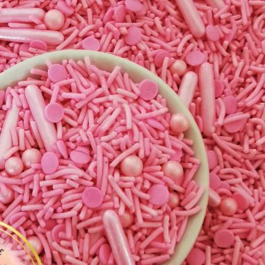 Baby Pink Sprinkles | Mom's Baking