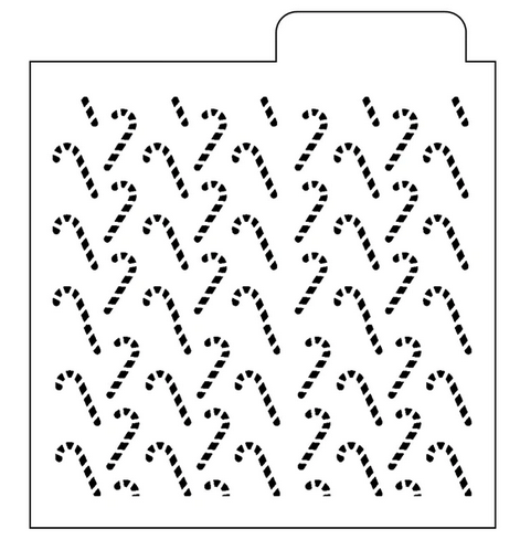 Candy Cane Stencil | Mom's Baking Supplies