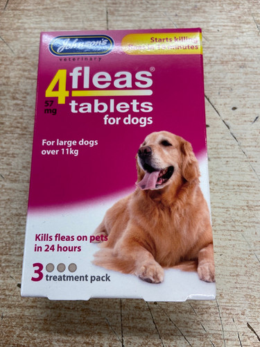 Johnson’s 4fleas tablets x3 tabs | Creature Comforts