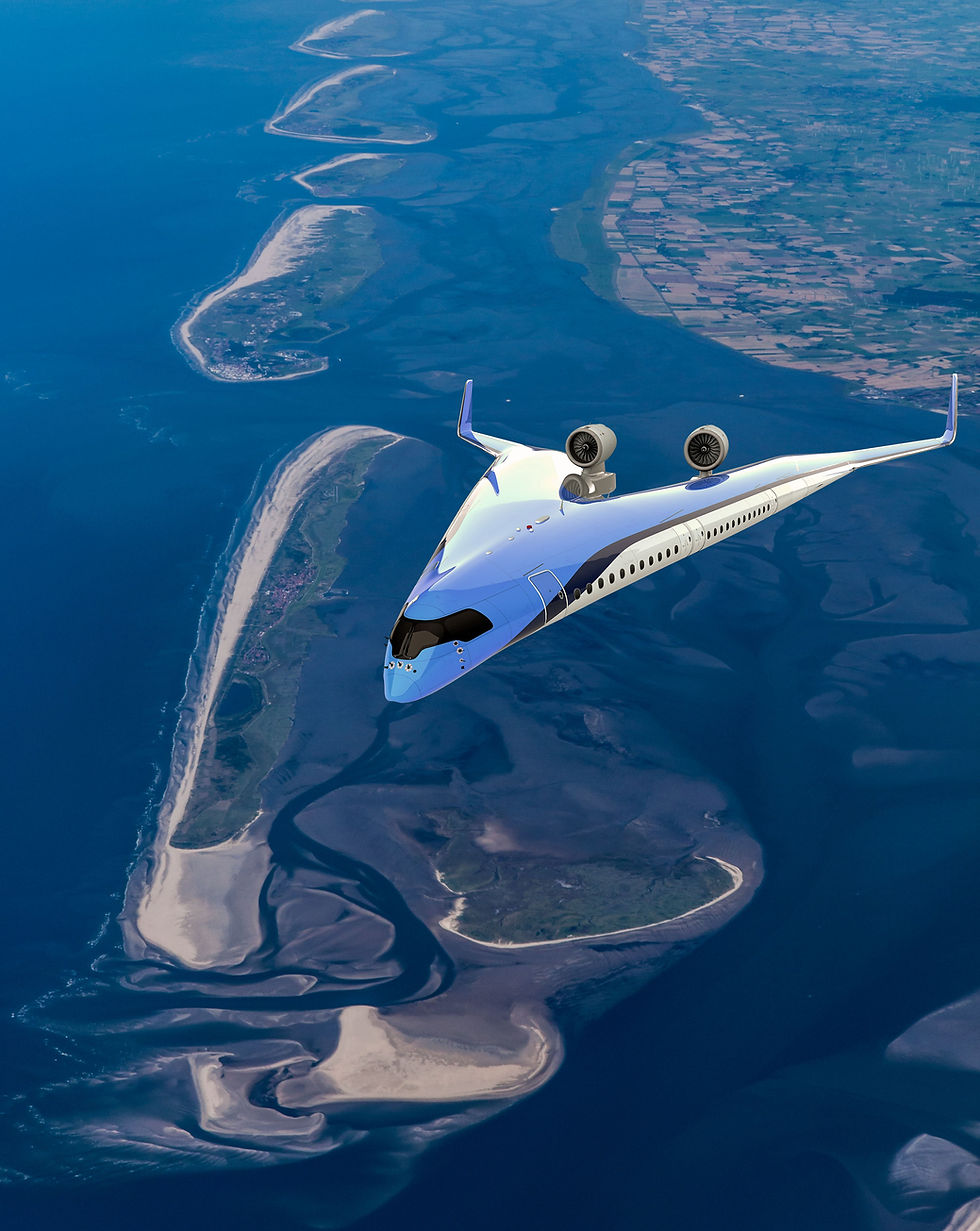 "V" Shaped Plane Design Raises Eyebrows and Lowers Emissions