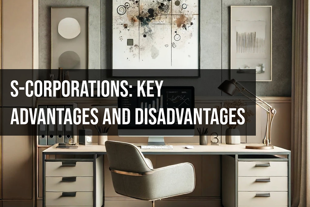 S-Corporations: Key Advantages and Disadvantages
