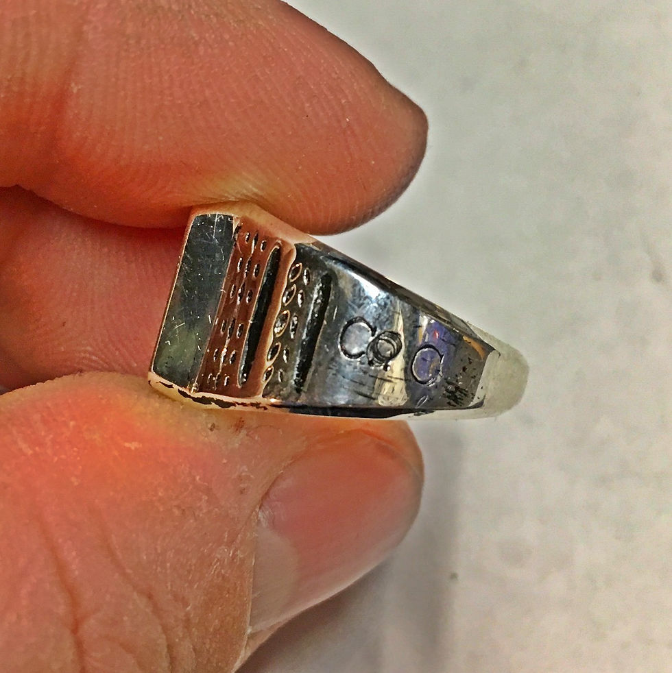 Civil War Period Reproduction Mens Rings