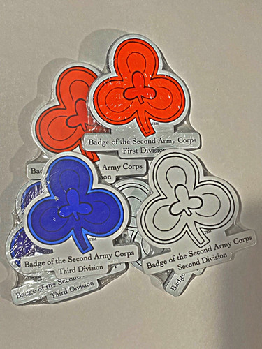 Badge of the Second Army Corps - Sticker or Magnet | The Badge Maker, LLC