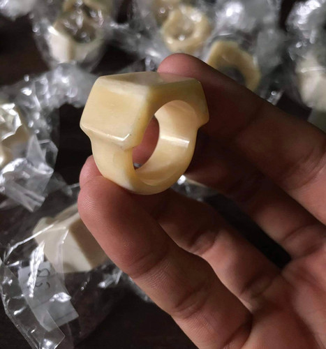 POW Bone Carved Ring | The Badge Maker, LLC