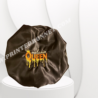 Printed Bonnet | best satin sleep and shower cap for curly hair