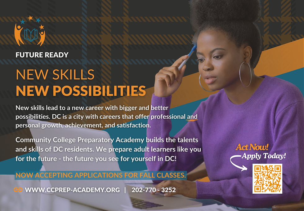 Community College Preparatory Academy | adult education in DC | 3301 ...