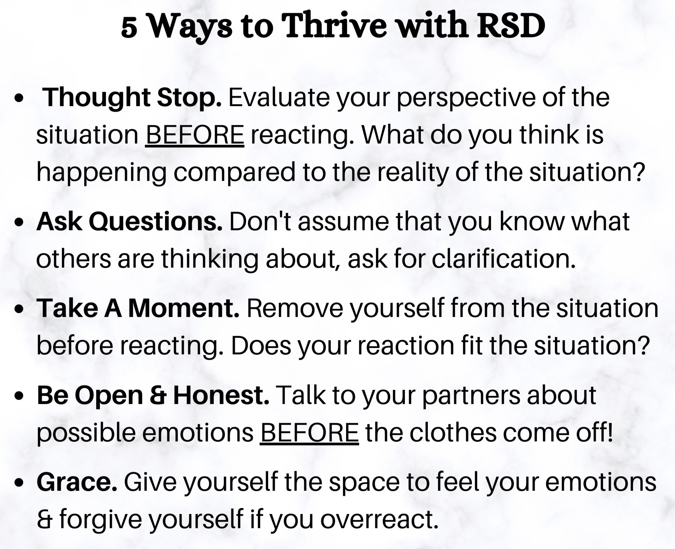 It Really Is You, Not Them! Rejection Sensitivity Dysphoria and Sex