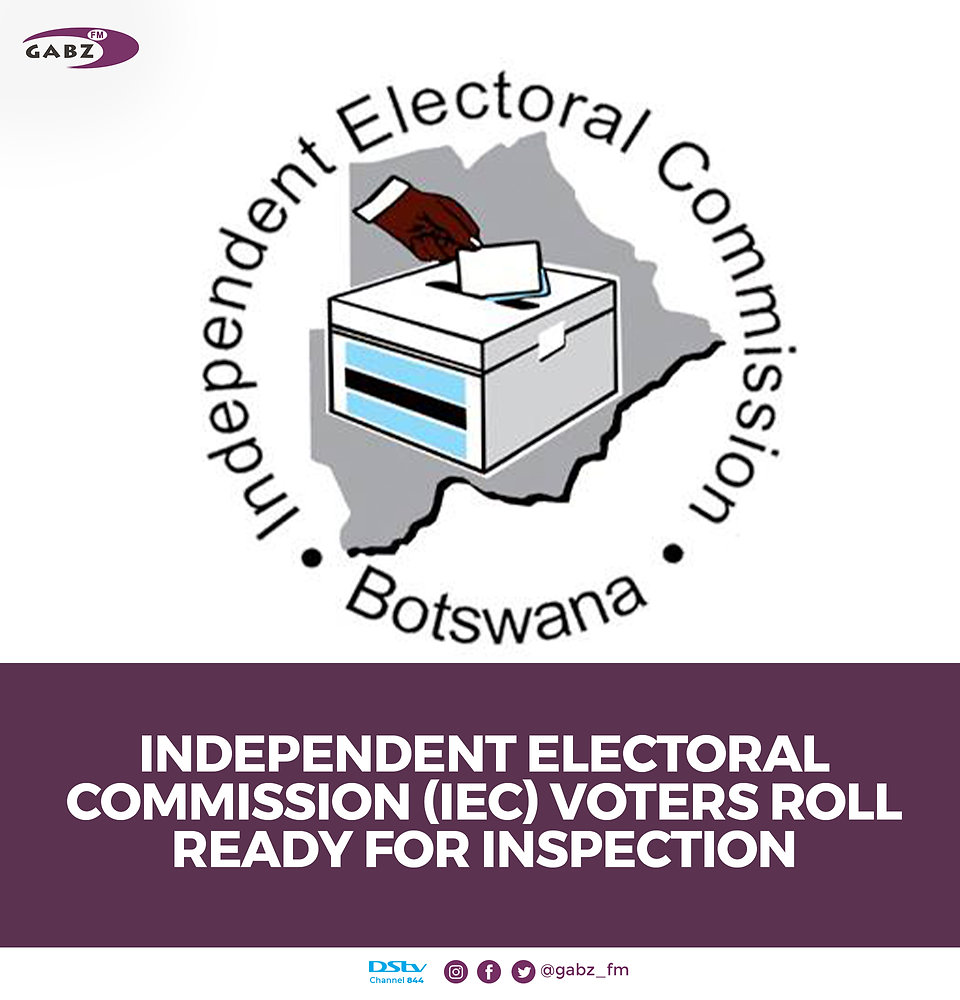 Independent Electoral Commission (IEC) Voters Roll ready for inspection