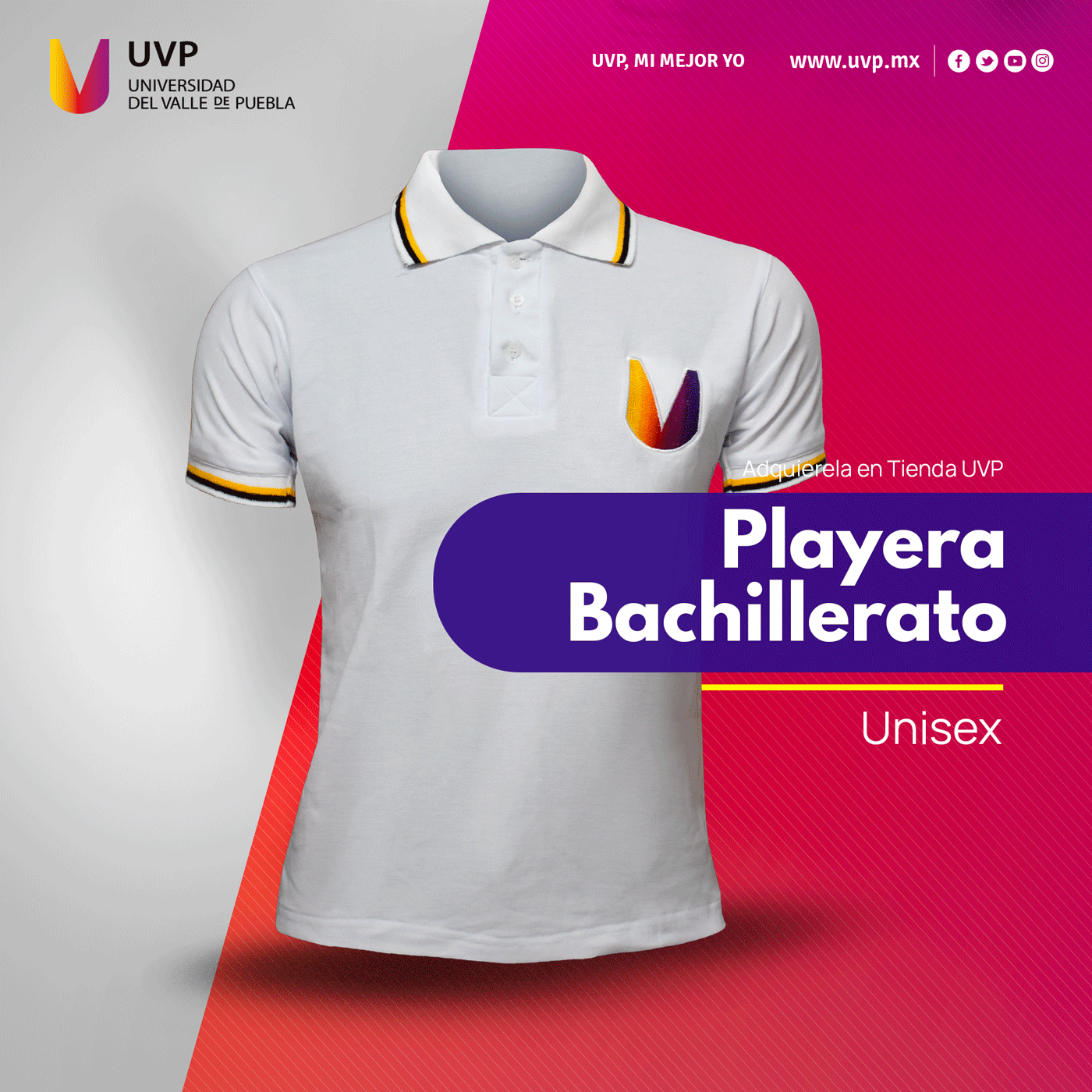 Playera Prepa Unisex | TiendaUVP