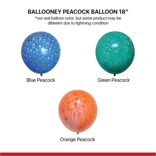 Peacock Balloon | Ballooney