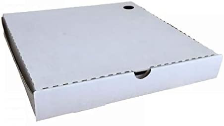 12" Pizza Box Plain White | PDS Store
