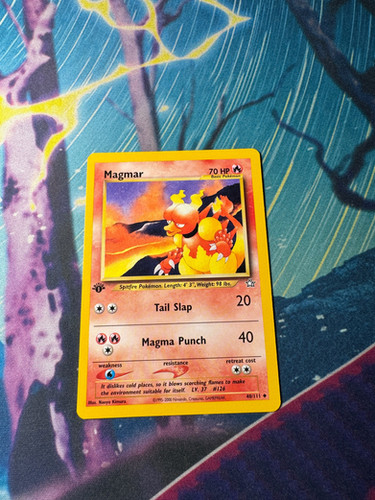 Neo Genesis 1st Edition 40/111 Magmar Pokemon Card | Cheeses Treasures