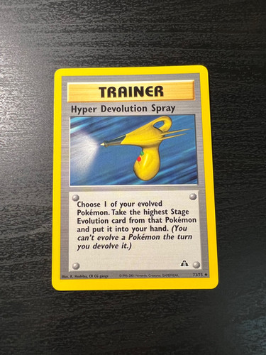 Neo Discovery 73/75 Hyper Devolution Spray Pokemon Card | Cheeses Treasures