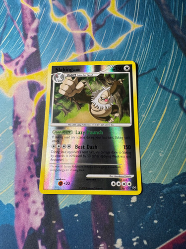 Base Slaking Reverse Holo Pokemon Card | Cheeses Treasures
