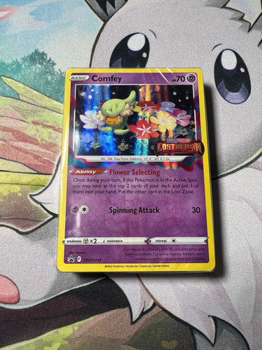 Comfey Sword And Shield Lost Origin Sealed Pokemon Prerelease Pack ...