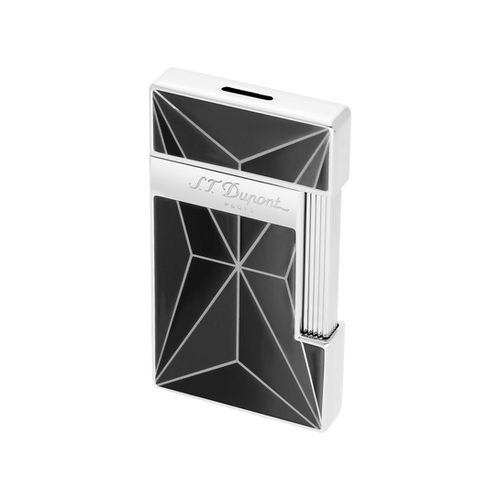 Slimmy Black/Chrome Fire X Lighter | Coles of London
